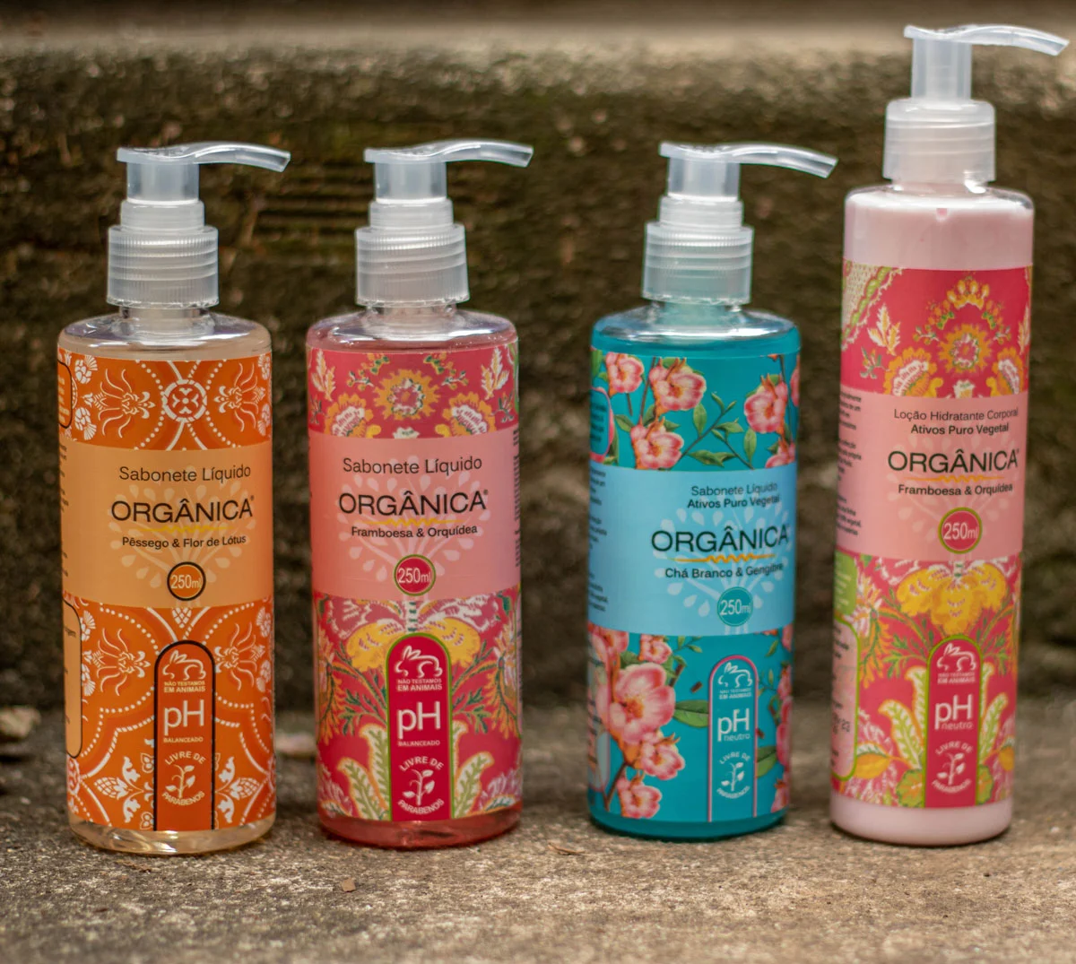 Sabonetes líquidos da marca Orgânica | Fios de Nylon